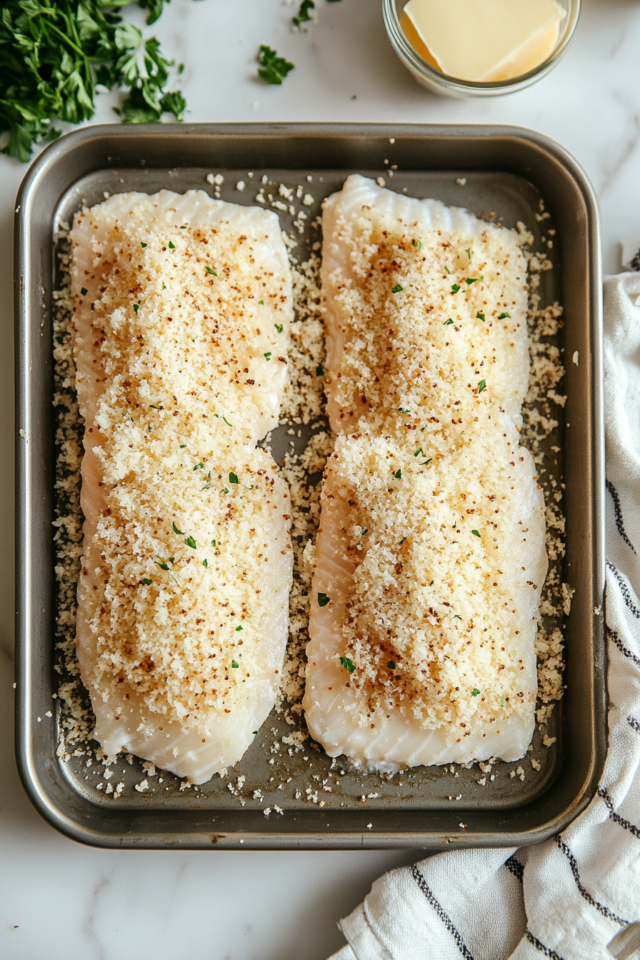 Baked Tilapia With Garlic Parmesan Crust - Urban Comfort St Pete